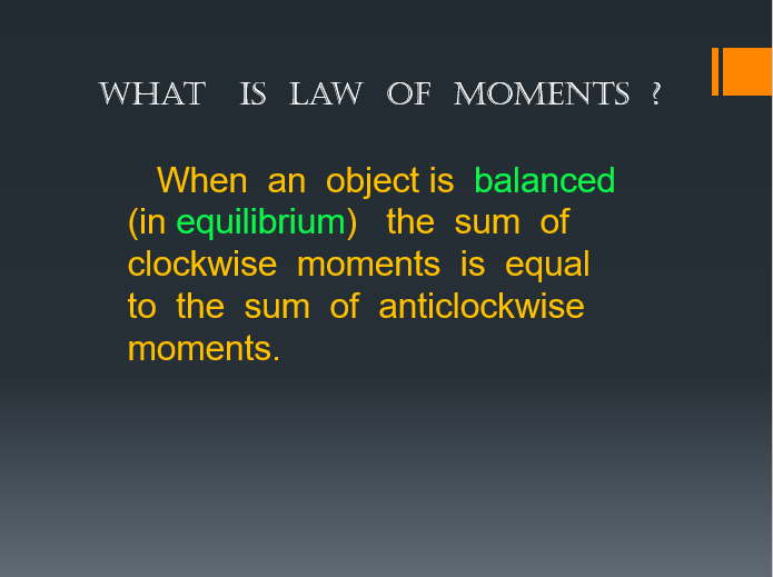 Lab 201 Experiment 1 Law of Moments