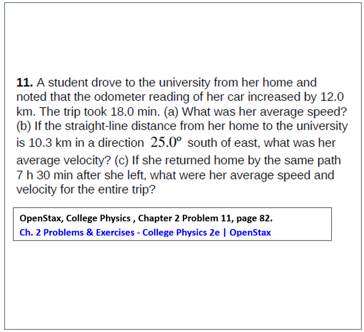 Module 2 Motion in One Dimension : average velocity